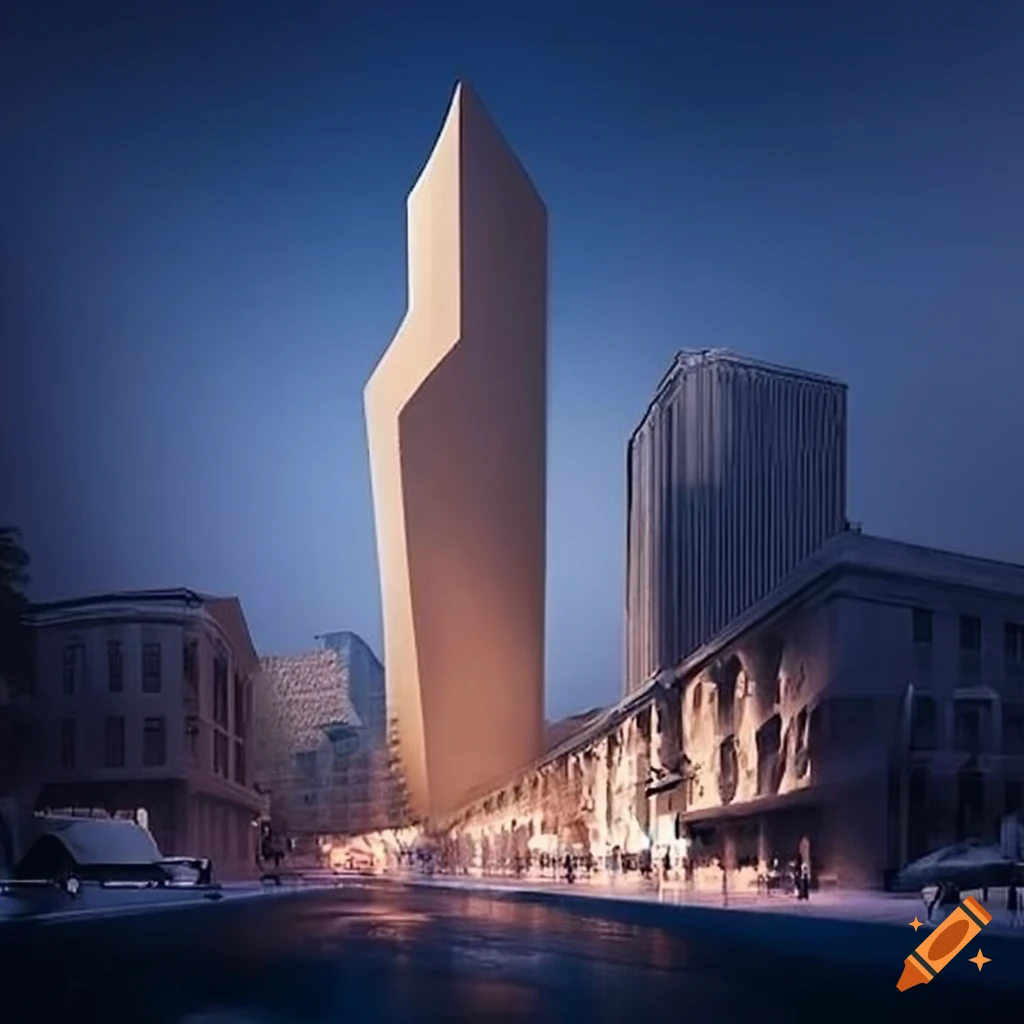 Modern architecture on Craiyon