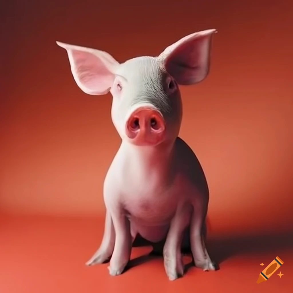 Skinny pig on Craiyon