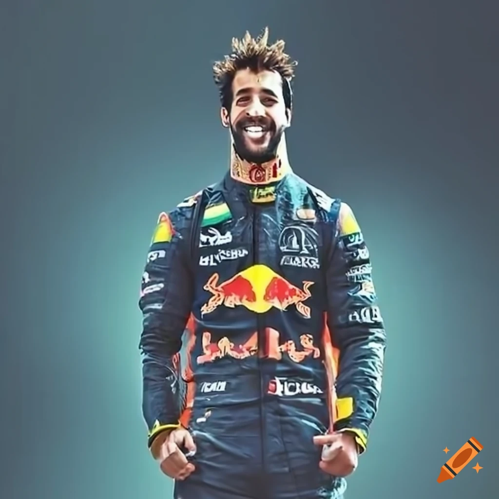 Daniel Ricciardo in full body view on Craiyon