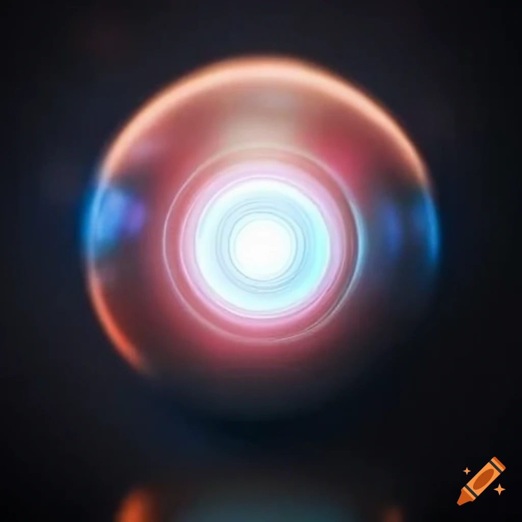 Detailed, luminous Pokéball with holographic Pokémon inside on Craiyon