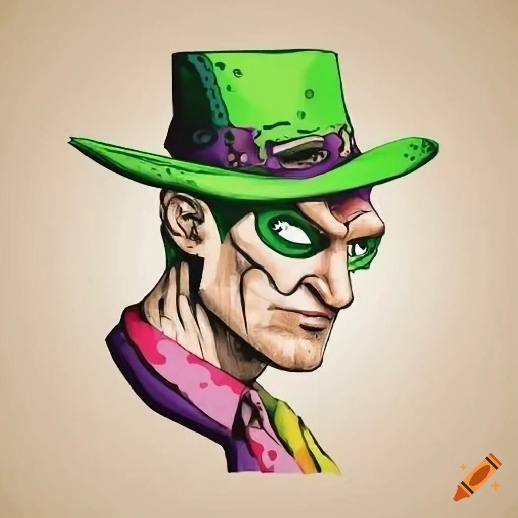 The riddler character on Craiyon