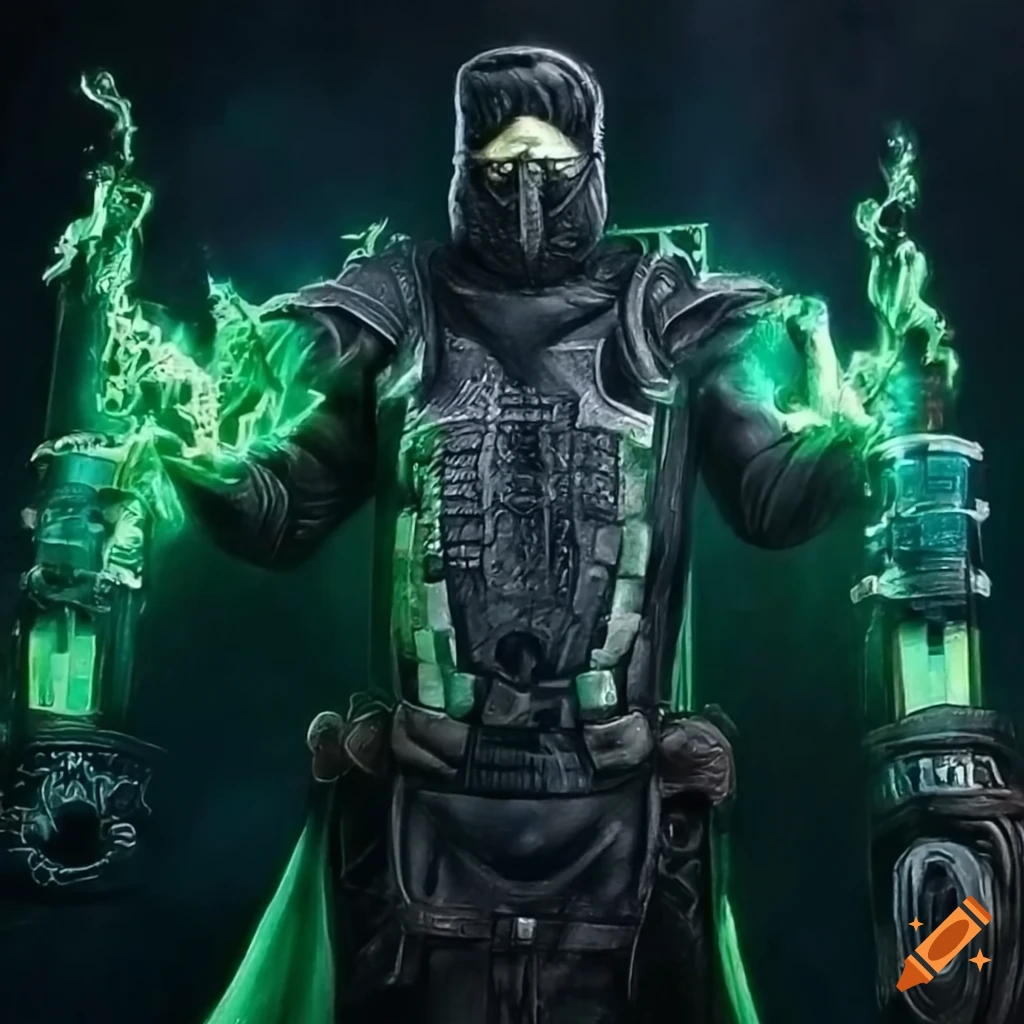 Minecraft Warden detailed art piece in realistic style on Craiyon