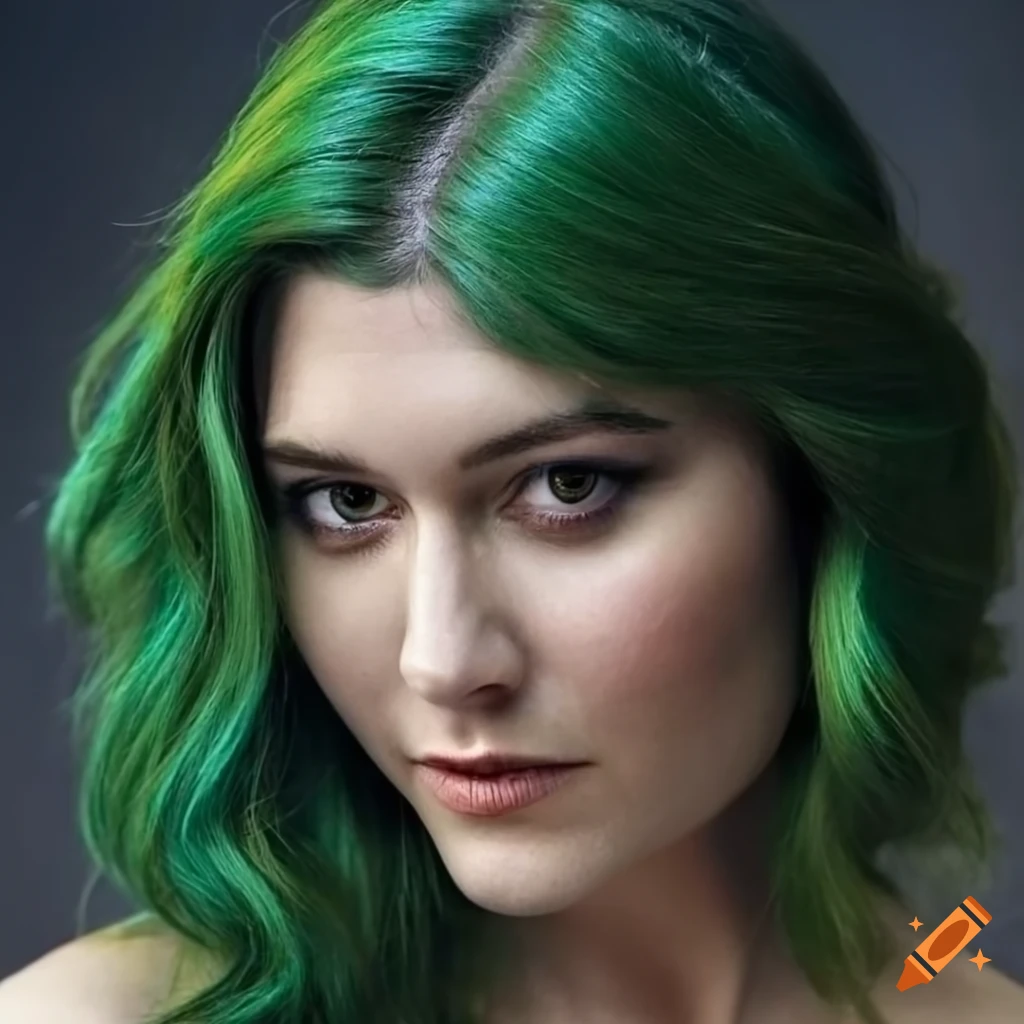 Portrait of actress Mary Elizabeth Winstead with a smirk and forest ...