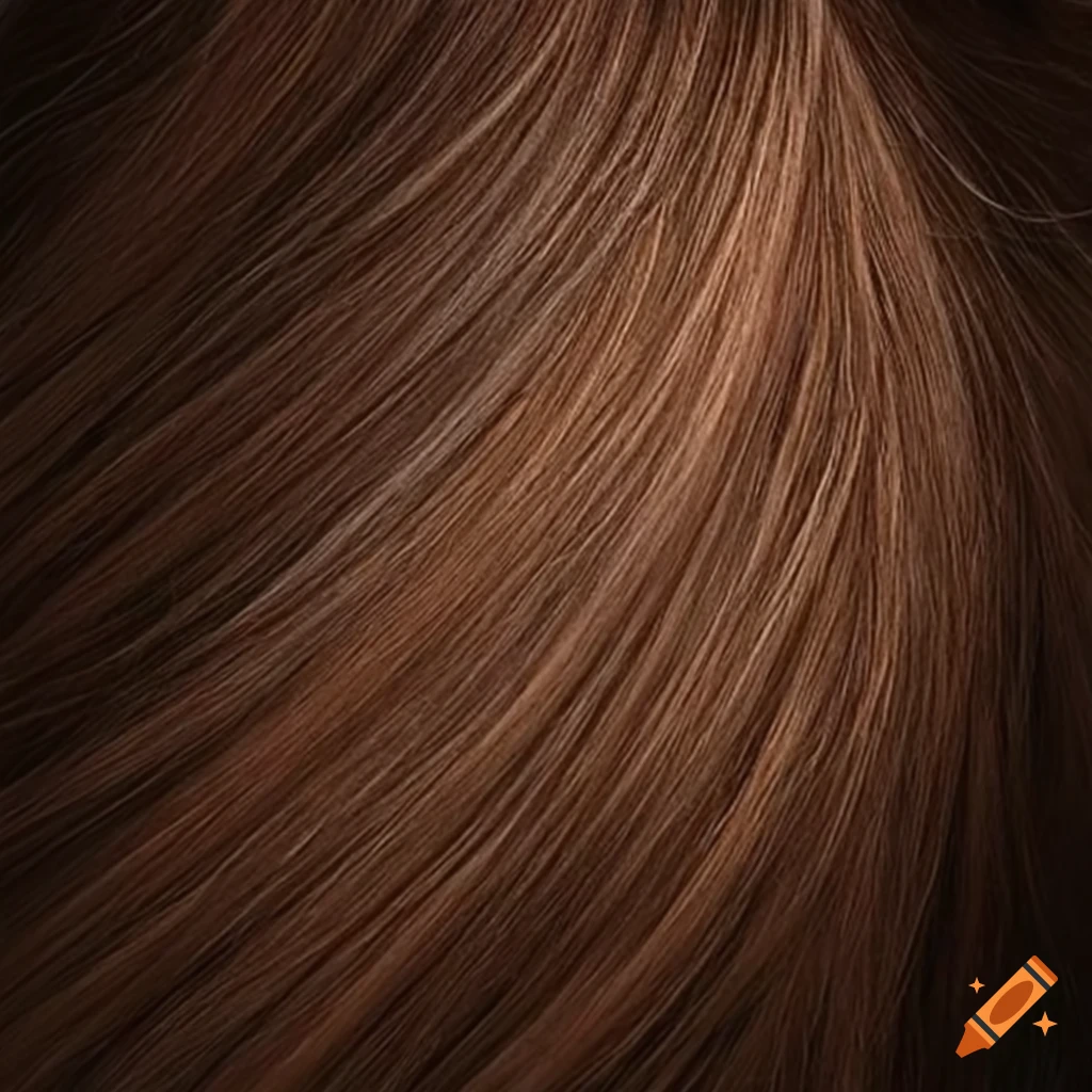 Brown hair texture on Craiyon