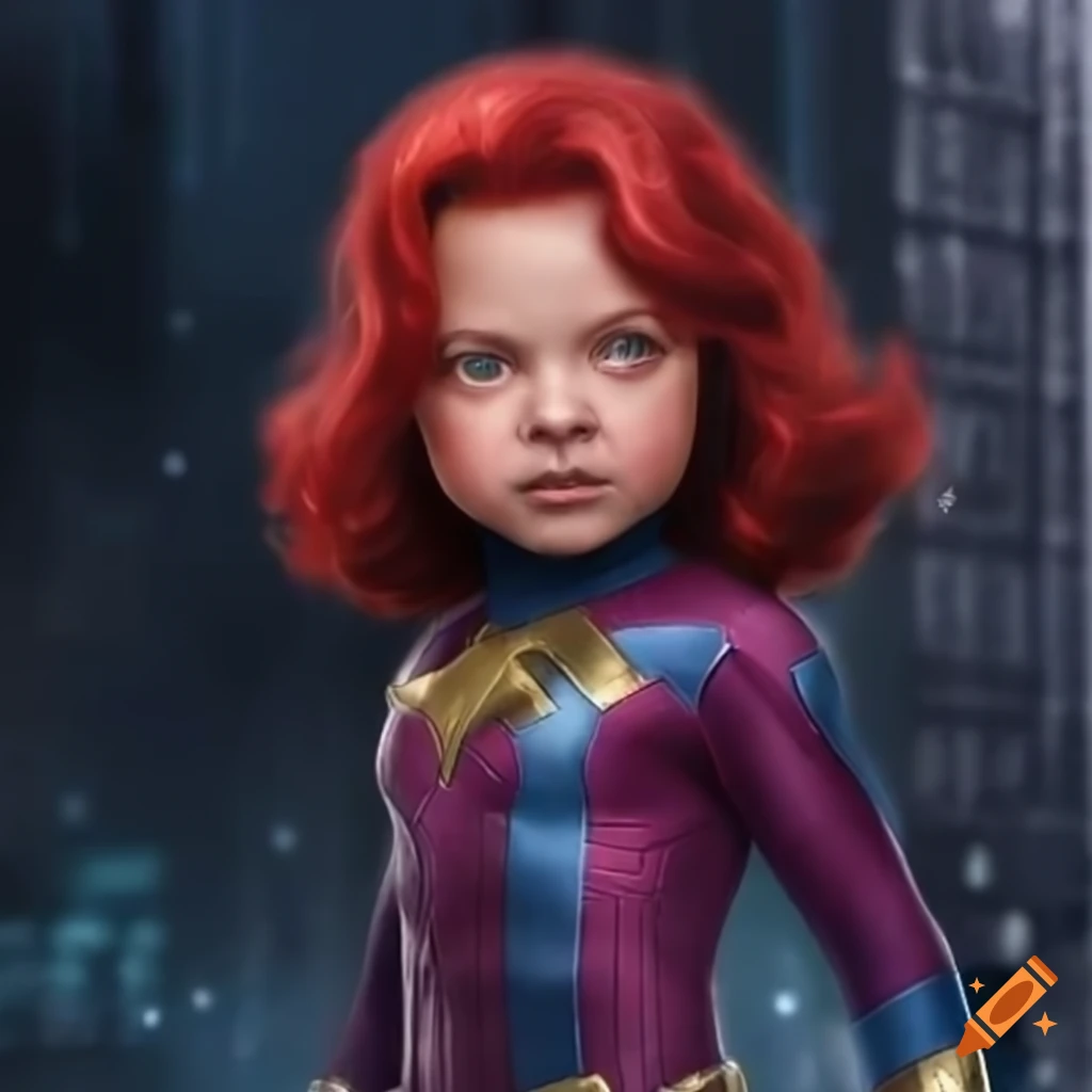 Baby jean gray marvel on Craiyon