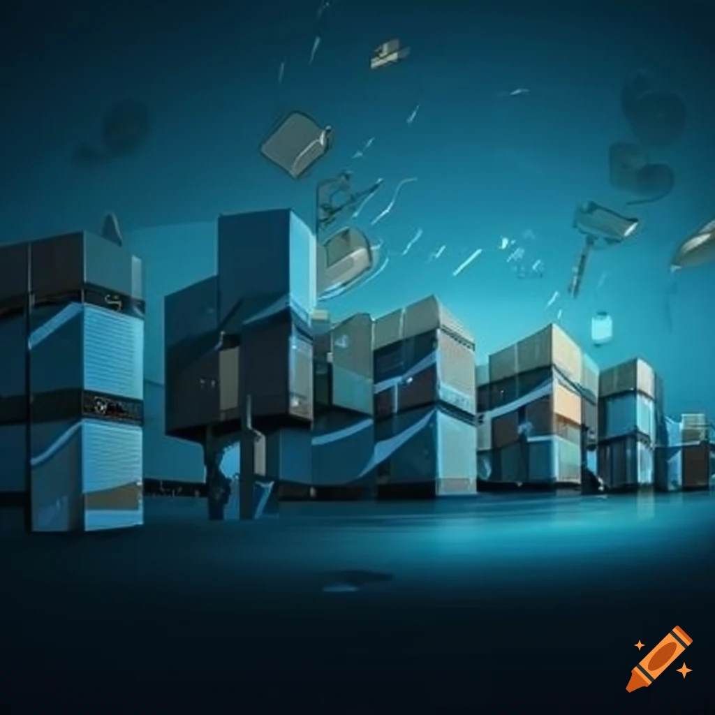 Supply chain banner on Craiyon