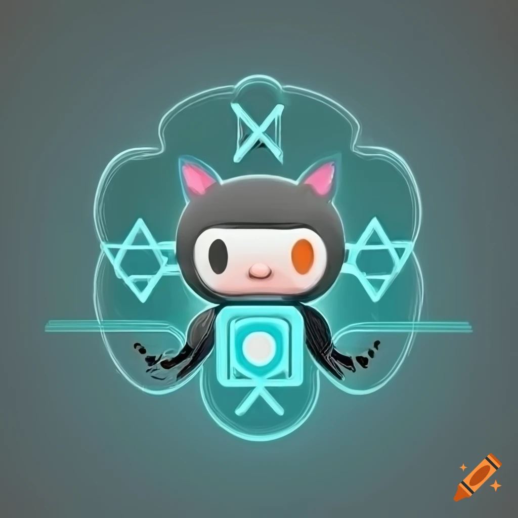 Github, django, and react logos with book symbolizing collaboration, security, and innovation on ...