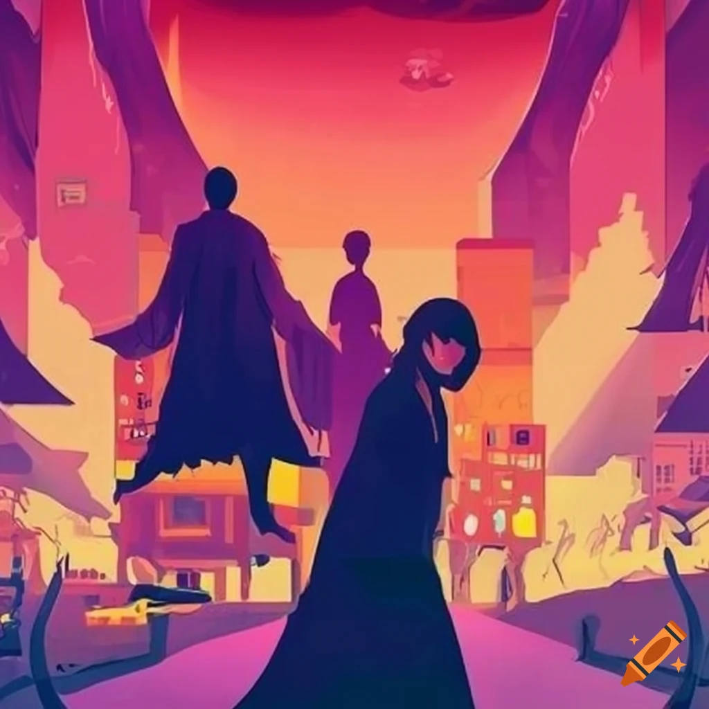 Blissful graphic novel poster artwork on Craiyon