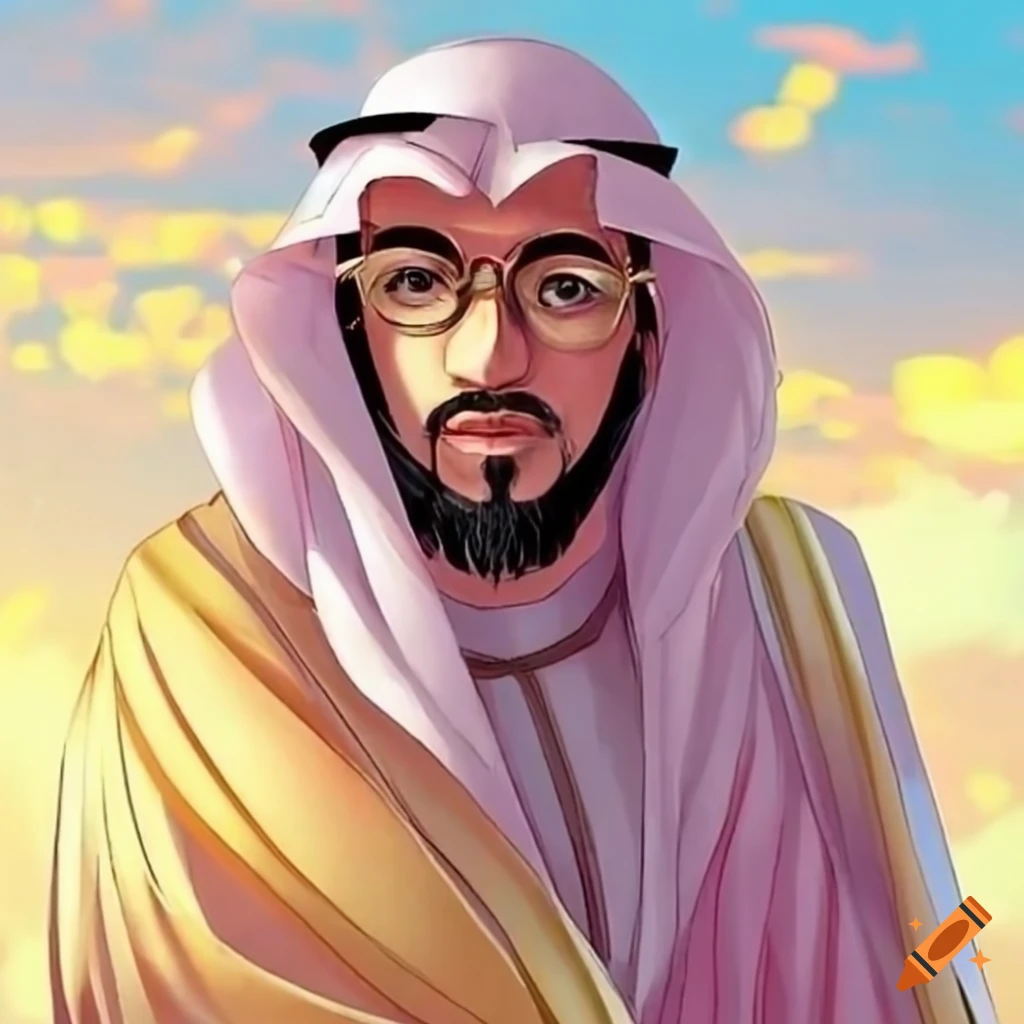 Muslim sheikh on Craiyon