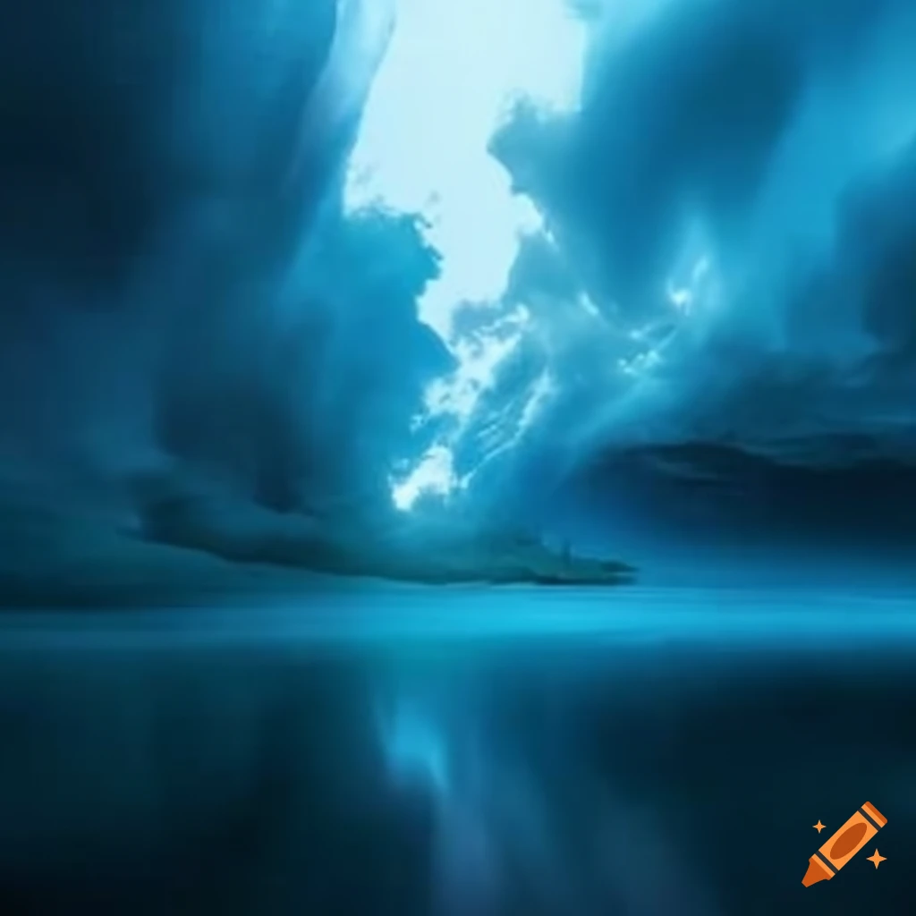 Stunning architecture with dramatic weather on Craiyon