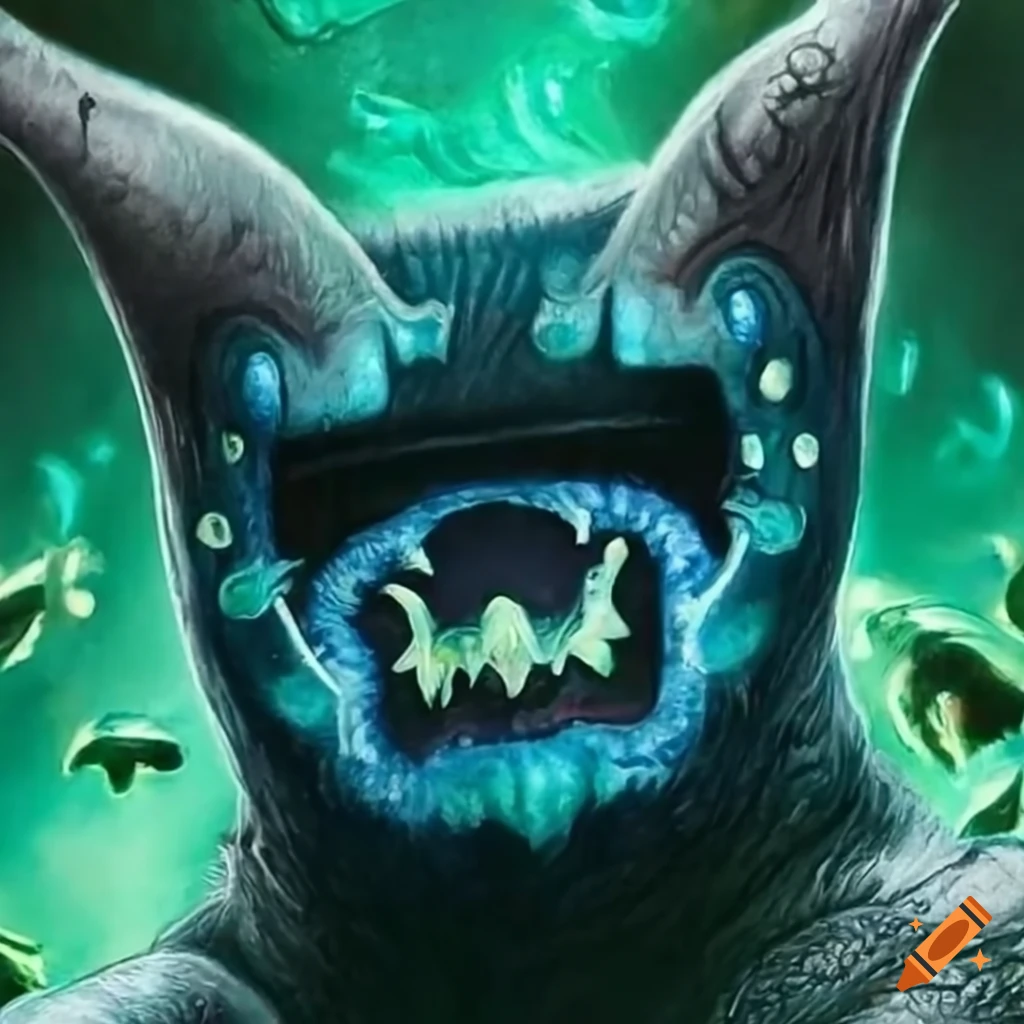 Minecraft Warden detailed art piece in realistic style on Craiyon