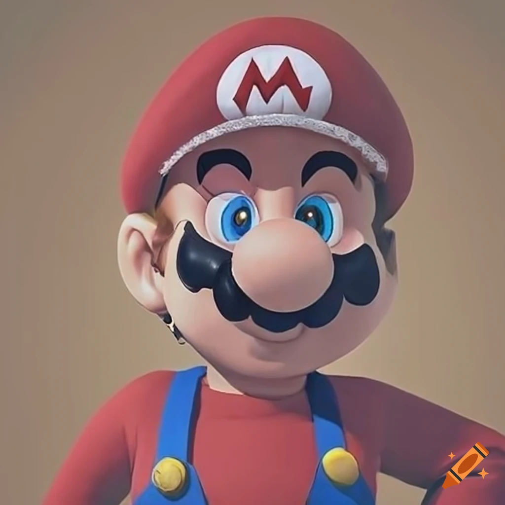 Super mario video game character on Craiyon
