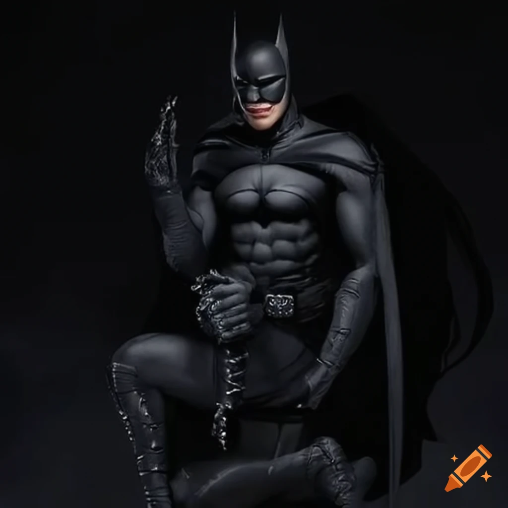 Batman proposing to catwoman with a rose in emotional artwork on Craiyon