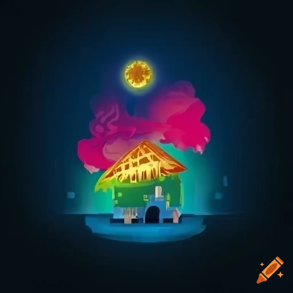 Magic town logo on Craiyon