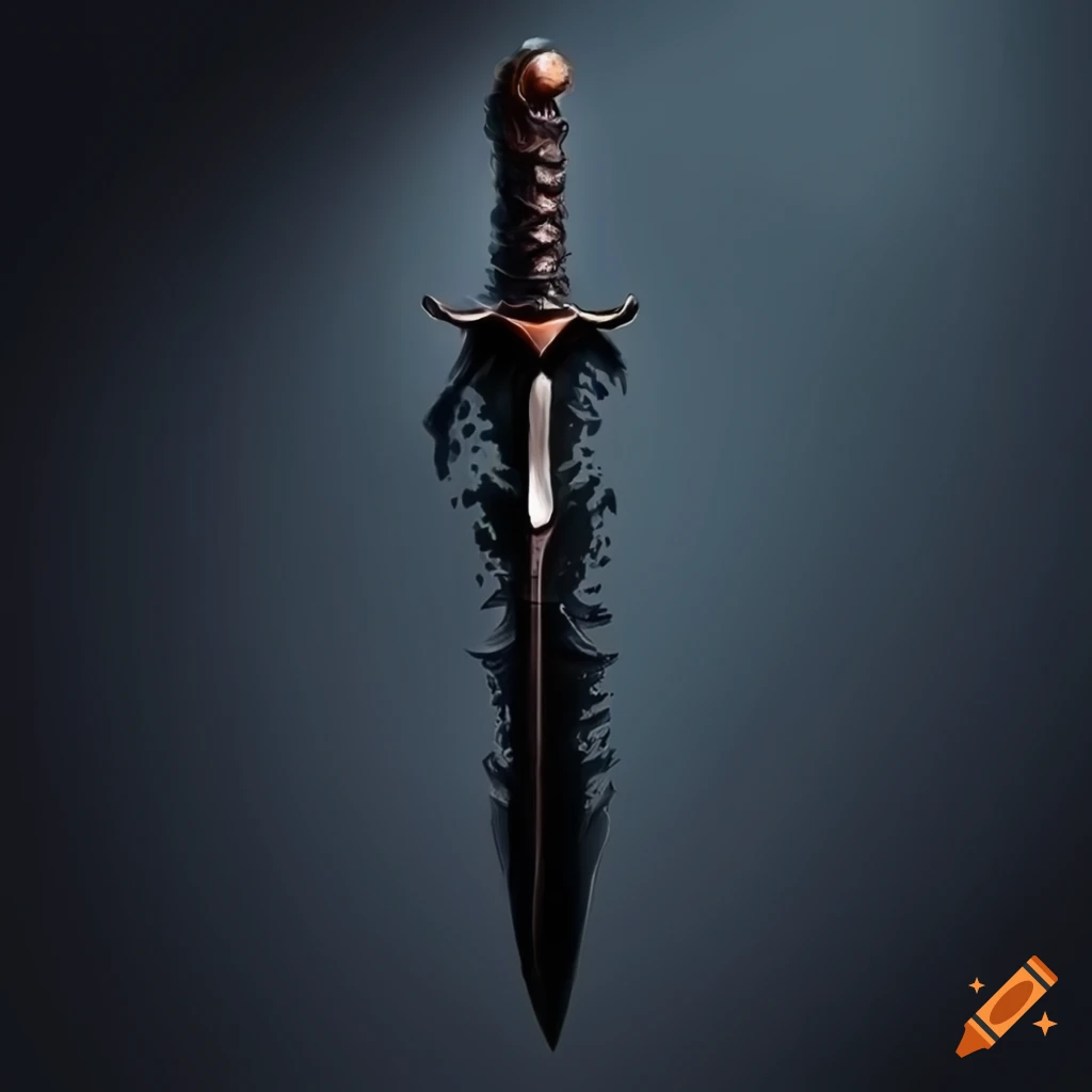 Black sword on Craiyon