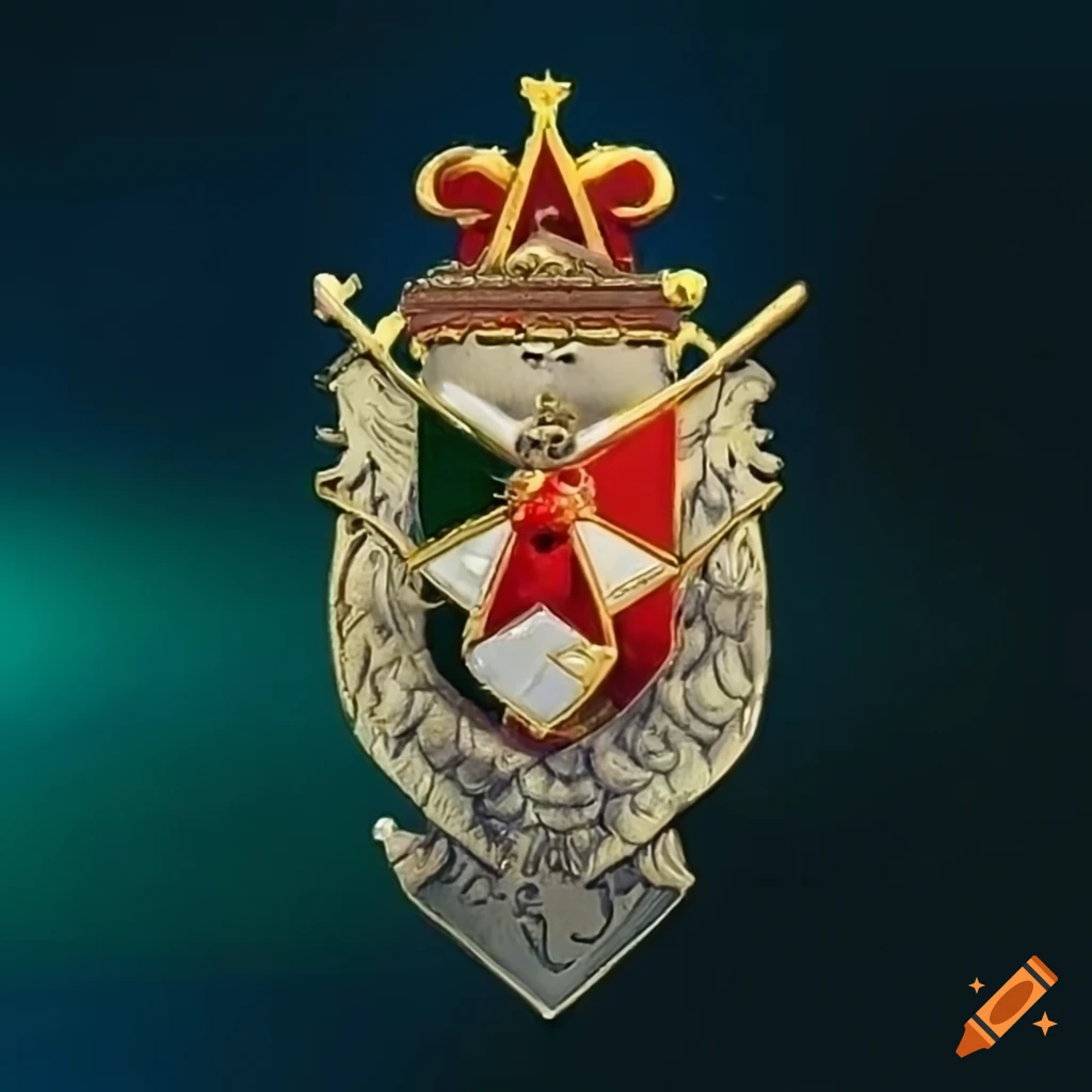 Unit crest for aviation radio signal intelligence military regiment on ...
