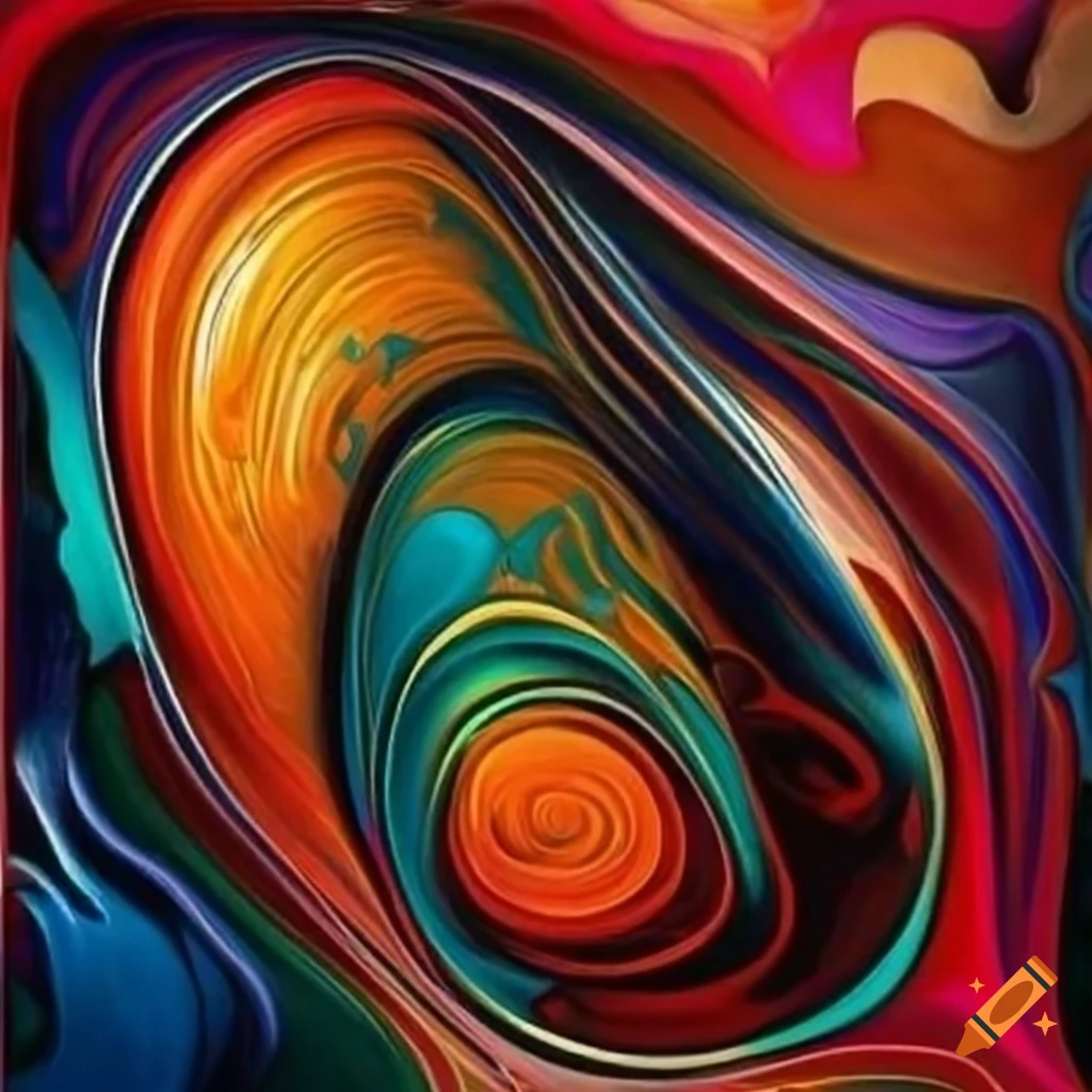 Abstract art on Craiyon