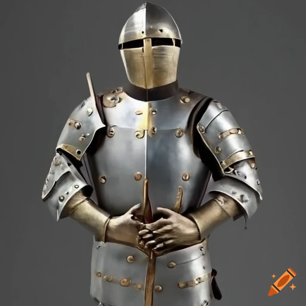 Medieval chestplate armor on Craiyon