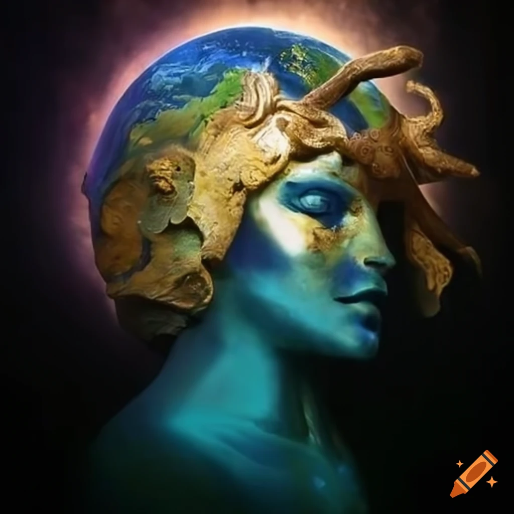 Earth god figure on Craiyon