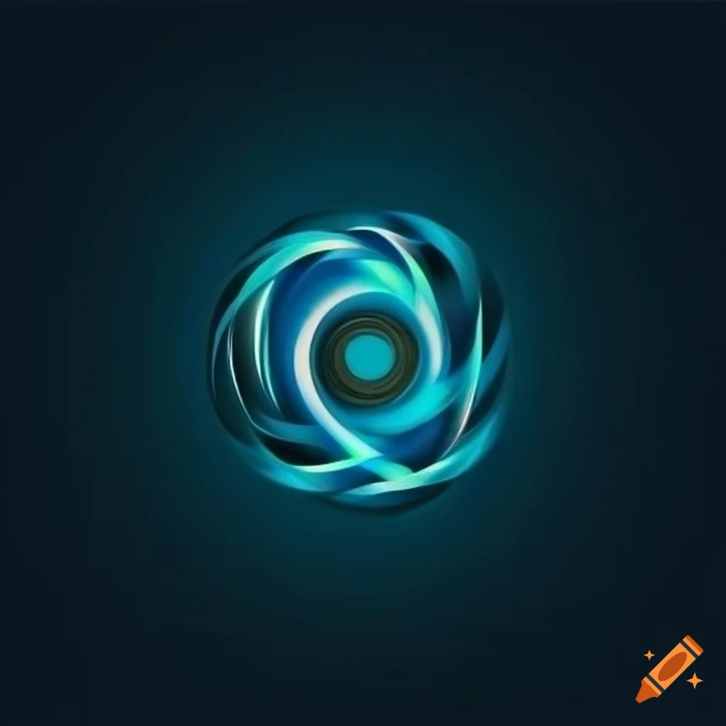 Modern corporate logo with interconnected geometric shapes on Craiyon