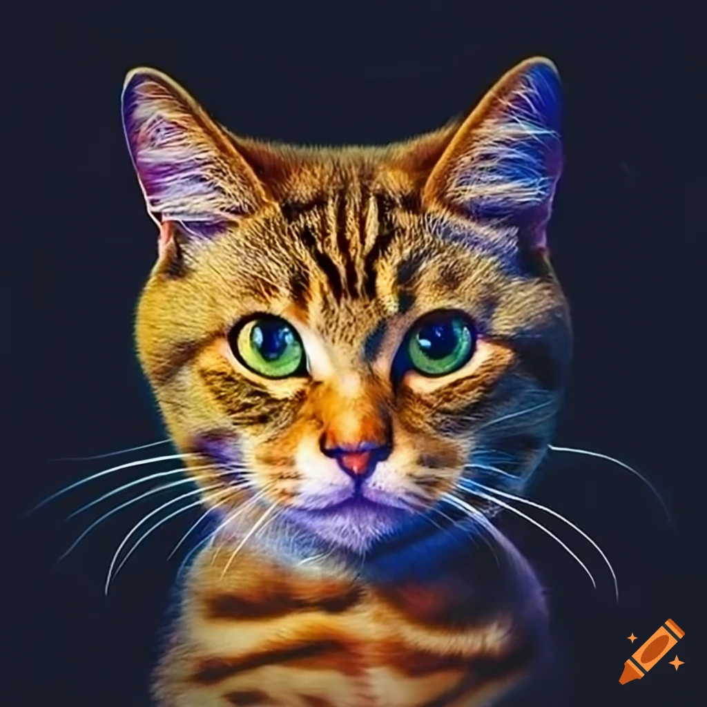 Devoted cat on Craiyon