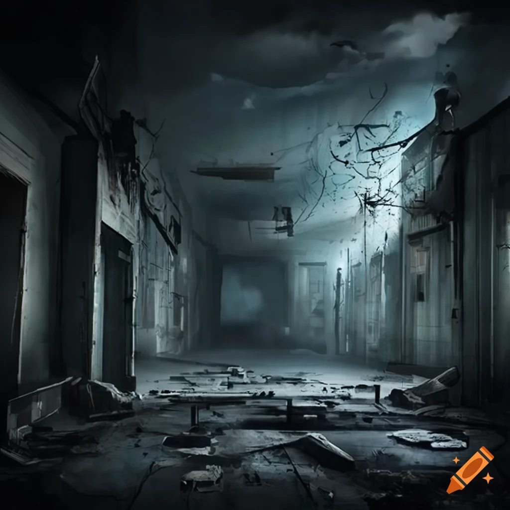 Underground metro post-apocalyptic hospital on Craiyon