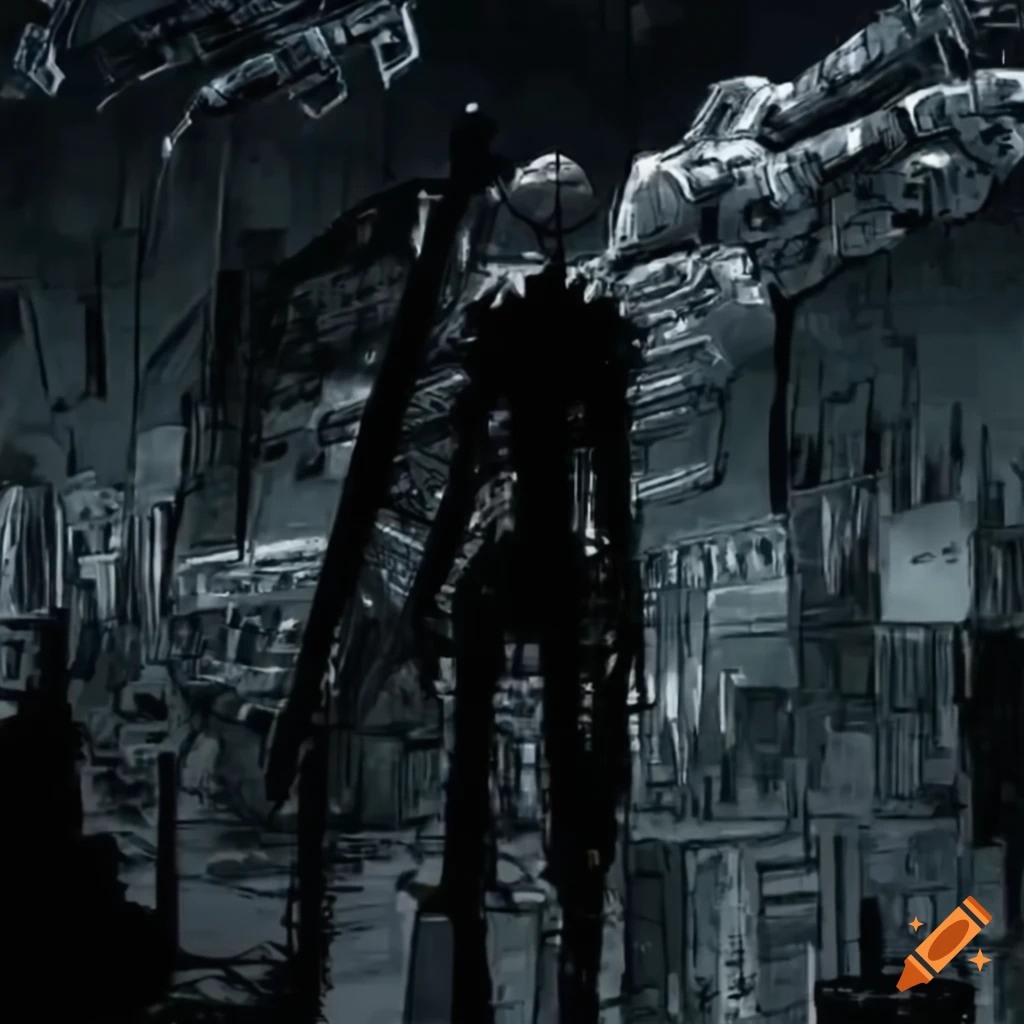 Blame manga megastructure artwork on Craiyon