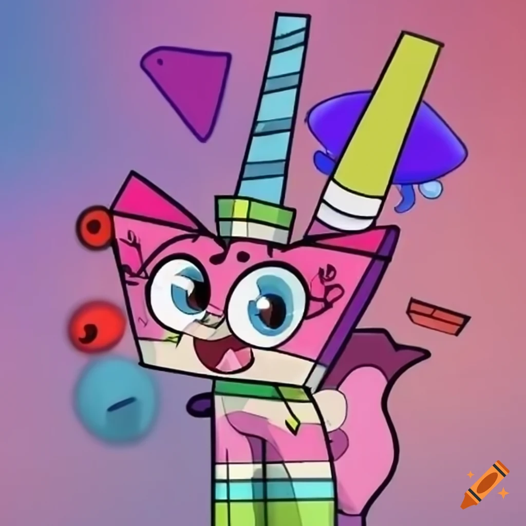 Unikitty character on Craiyon