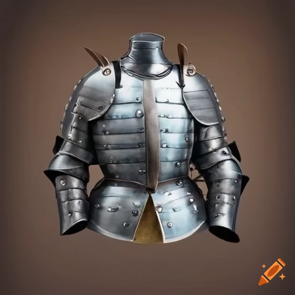 Medieval chestplate armor on Craiyon