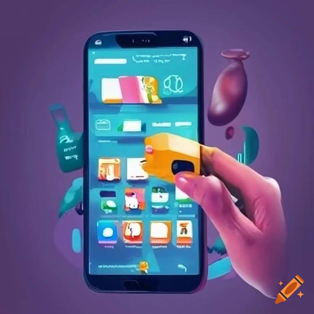 Mobile app development flyer for fresh tech solutionz on Craiyon