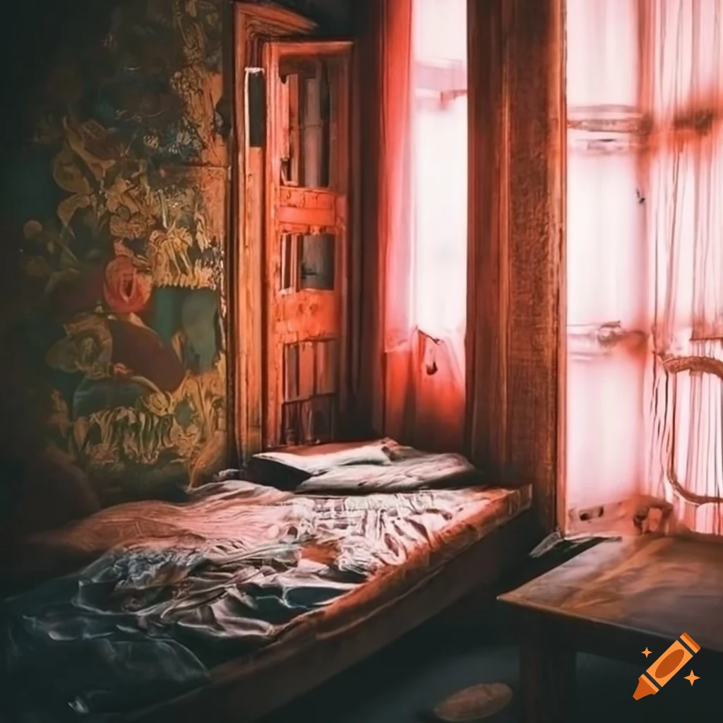 Old soviet russia apartment in 1990 for a poor family on Craiyon