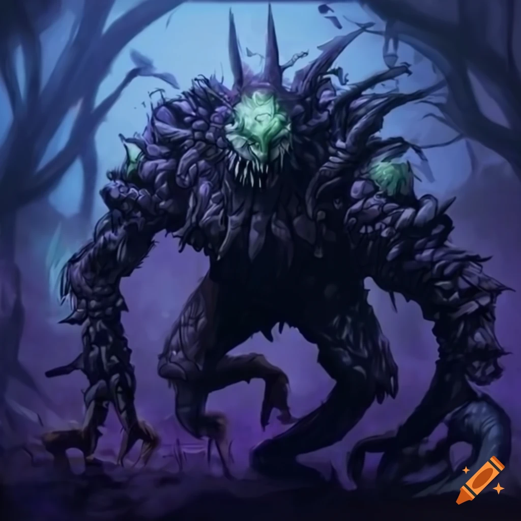 Eldritch monster on Craiyon