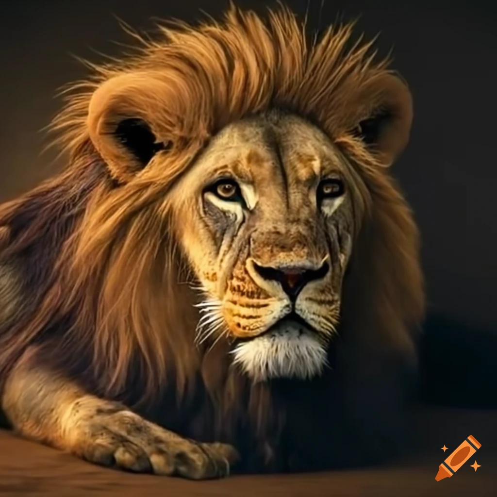 Alpha lion on Craiyon