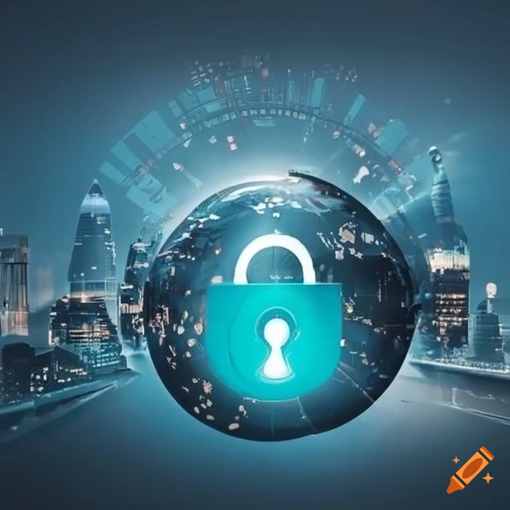 Corporate it infrastructure protection concept on Craiyon