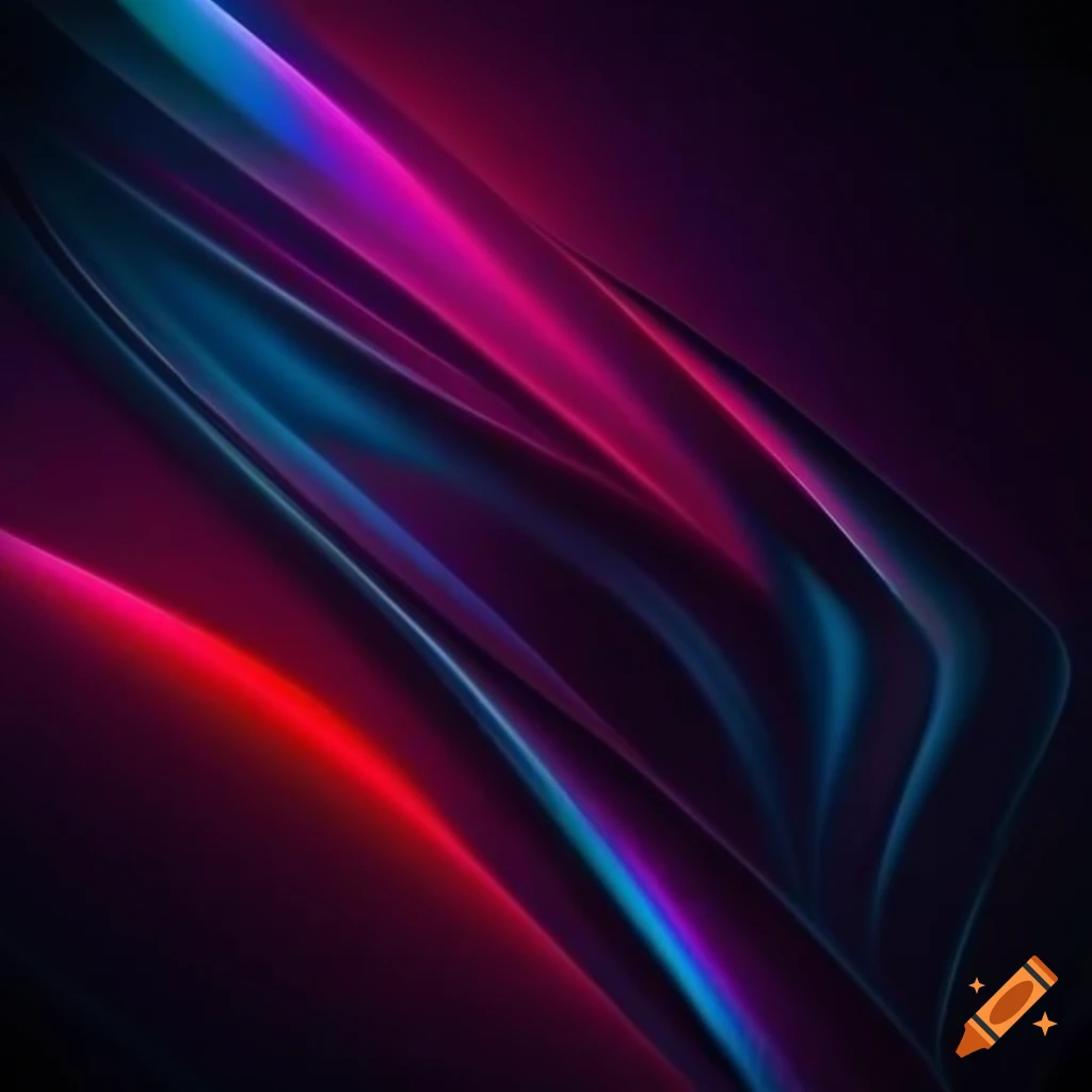 Abstract wallpaper with dark colors and intriguing shapes on Craiyon
