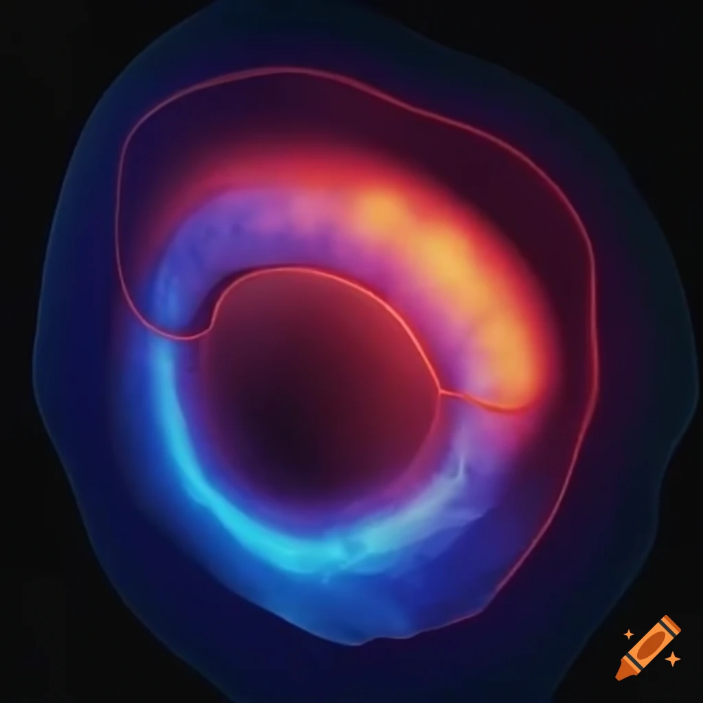 X-ray robot representing wave function collapse on Craiyon