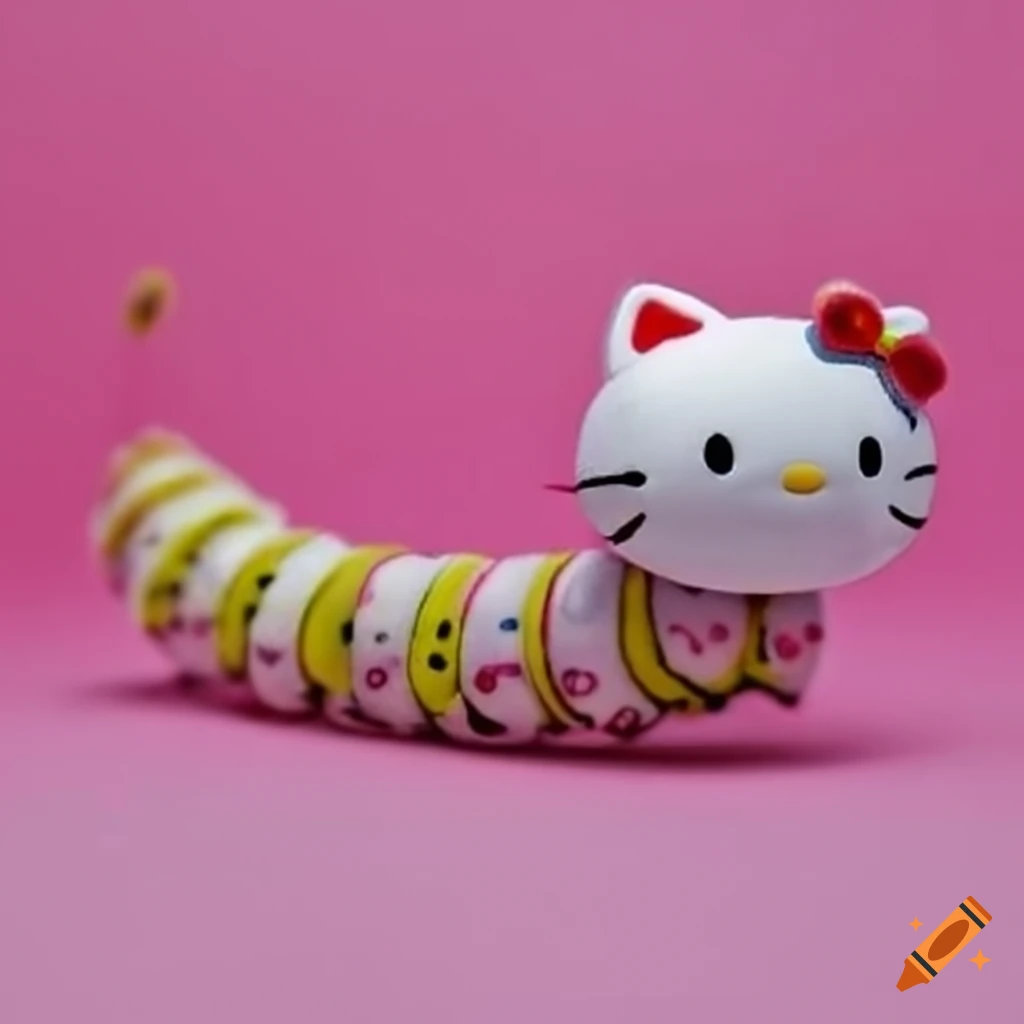Hello kitty caterpillar on Craiyon
