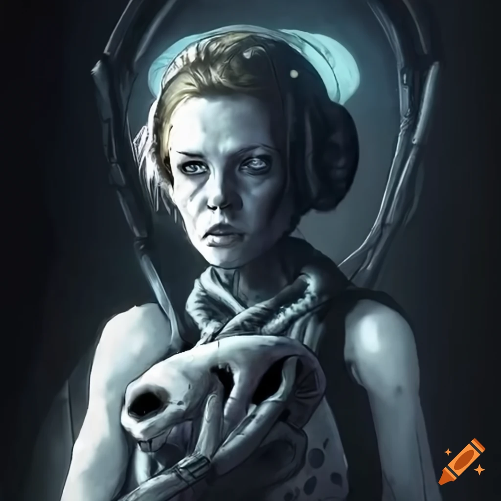 Alien Female Pilot Art