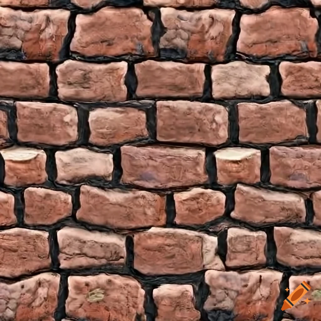 Seamless stone brick texture on Craiyon