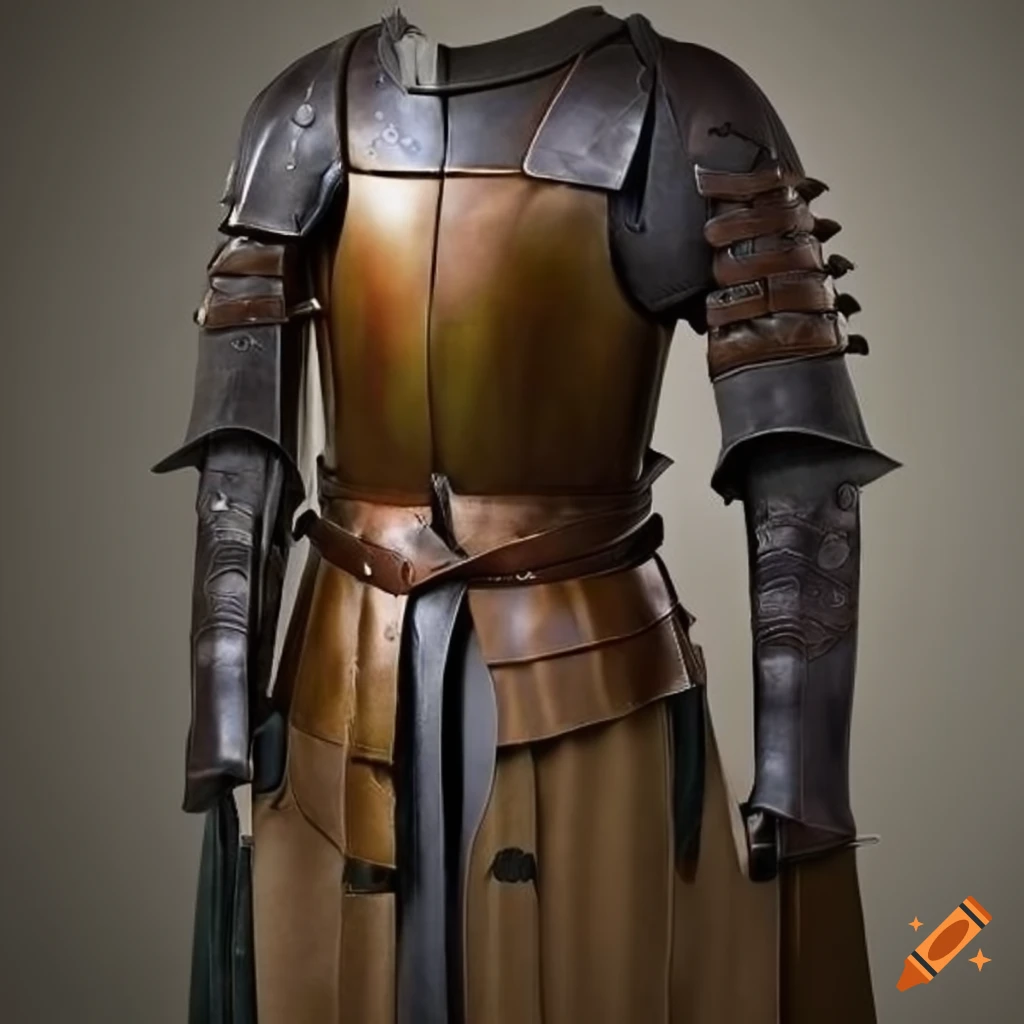 Medieval cuirass armor on Craiyon