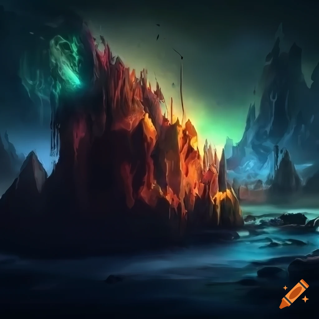 Large wallpaper for desktop computer on Craiyon