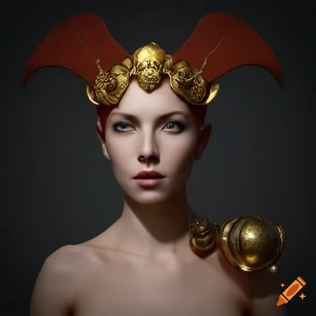 Goddess statue on Craiyon