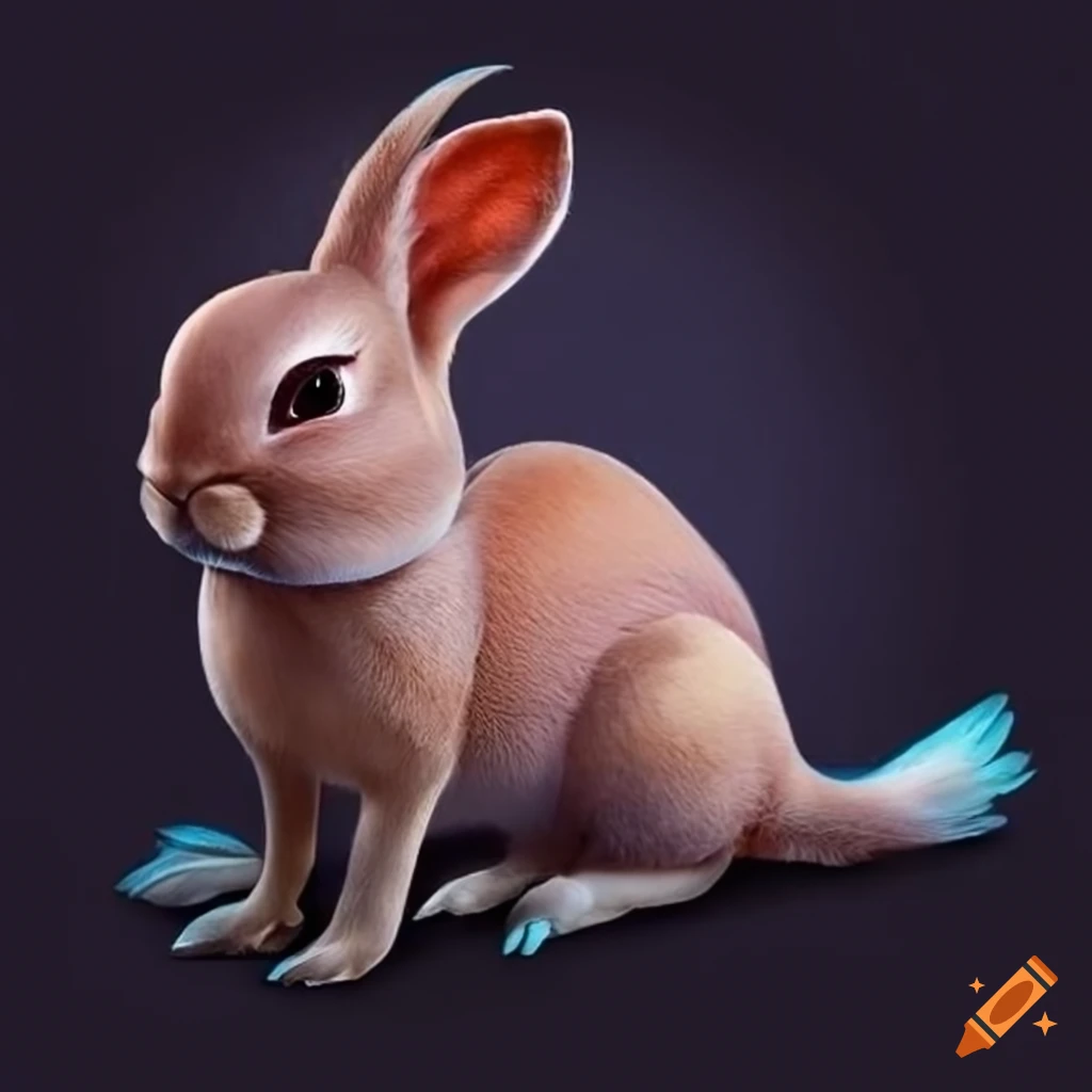 Bunny fish chimera rabbit on Craiyon