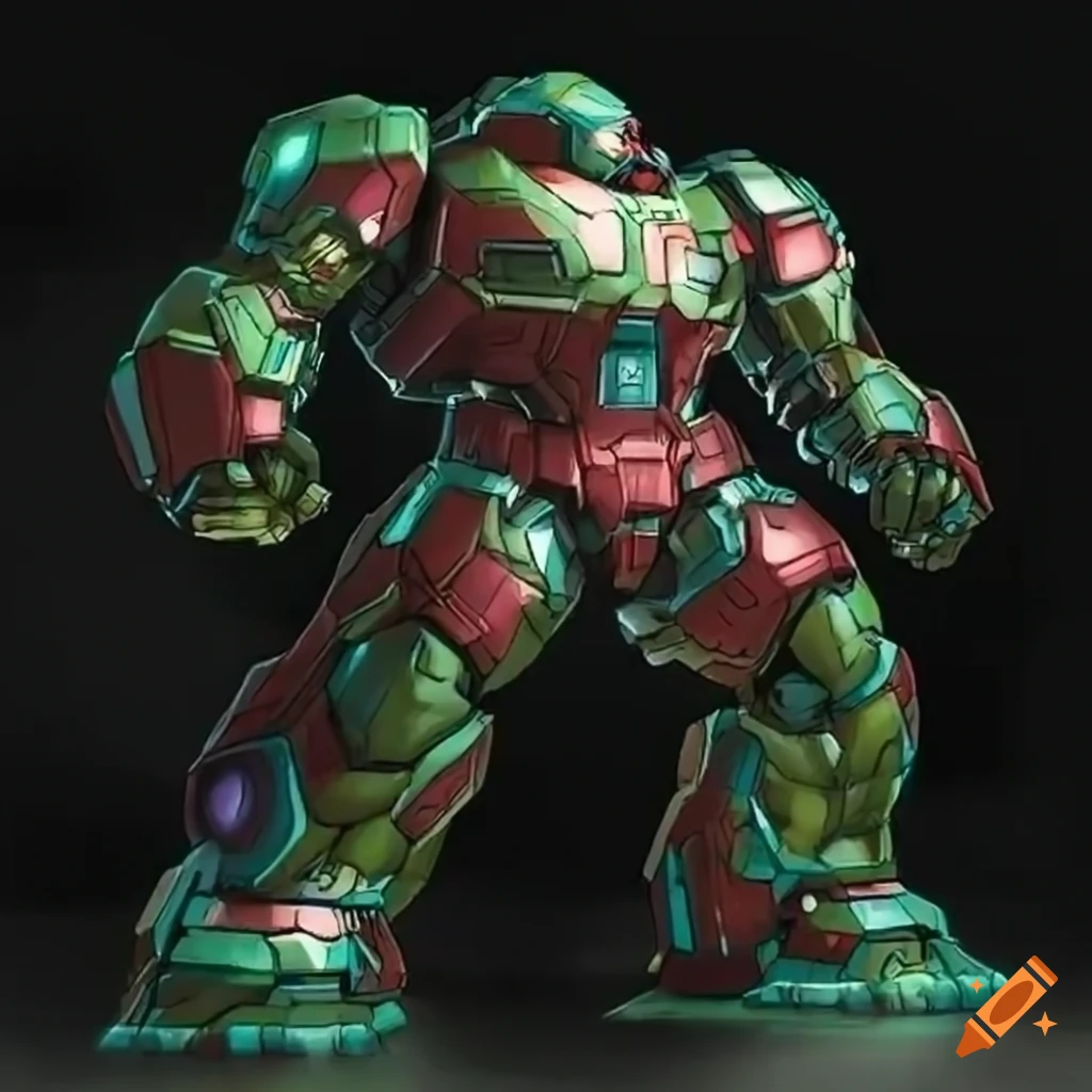 Hulk buster or gundam robot on Craiyon