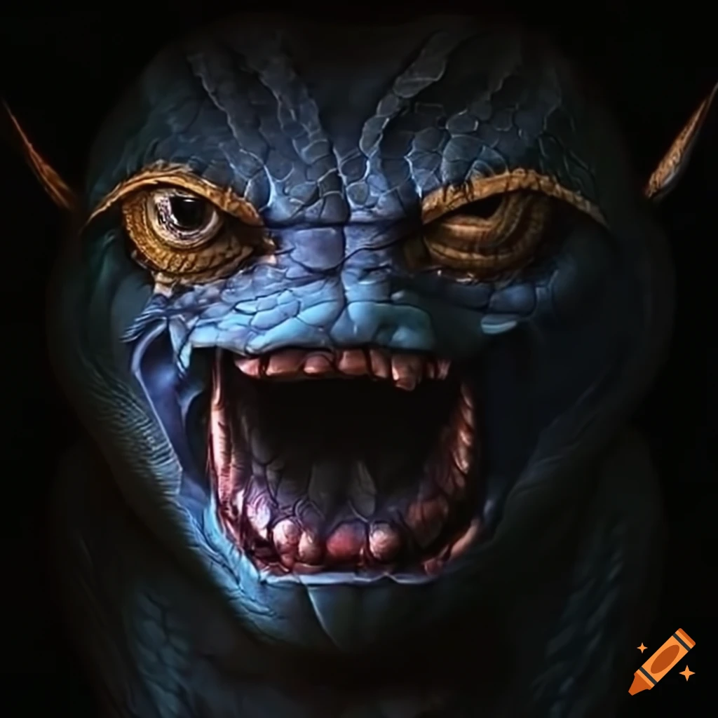 Viper snake on Craiyon