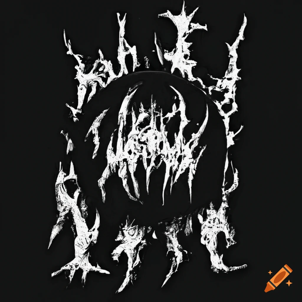 Deathcore logo of the brand 'solodrifter' on Craiyon