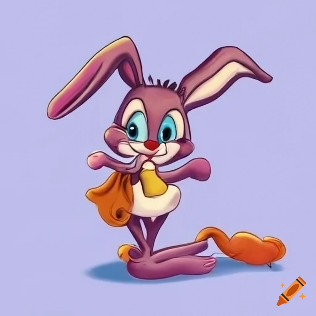 Babs bunny from tiny toons looniversity on Craiyon