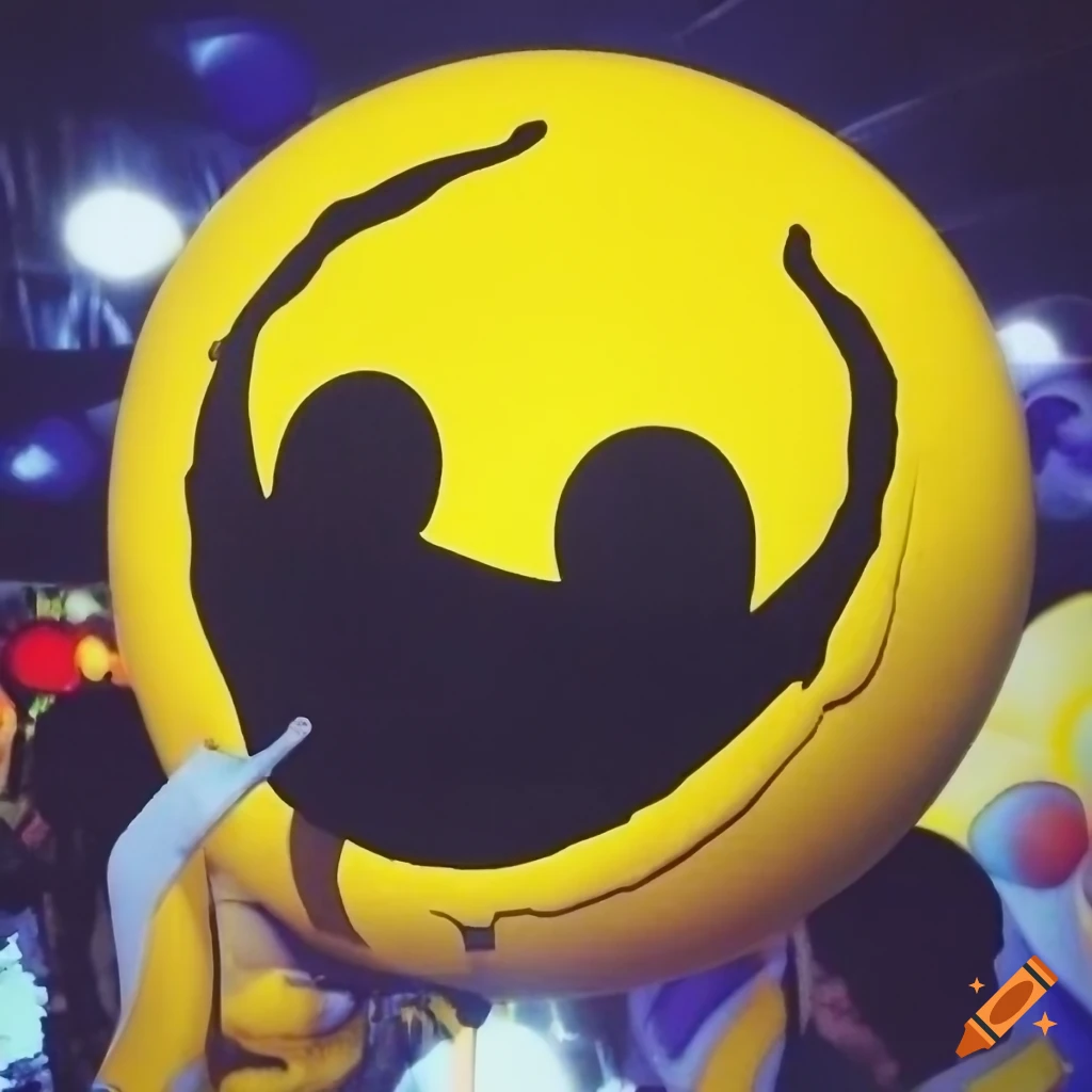 Glaggleland with joyous Harvey Ross Ball themed yellow smiley face on ...