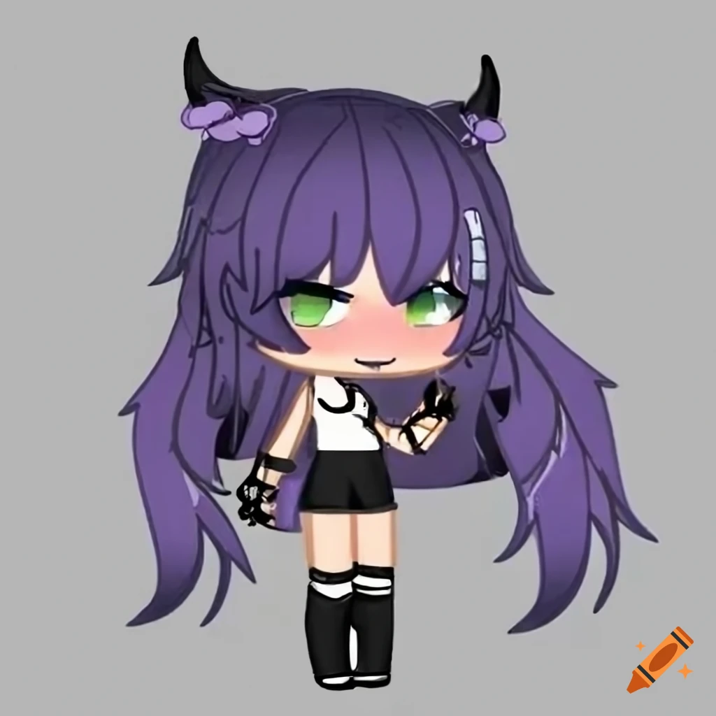 Gacha life oc character on Craiyon
