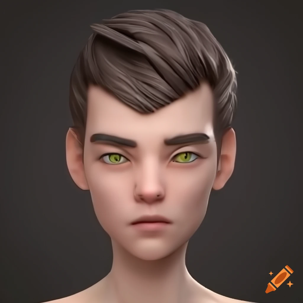 Animated 3D avatar images of young book readers on Craiyon